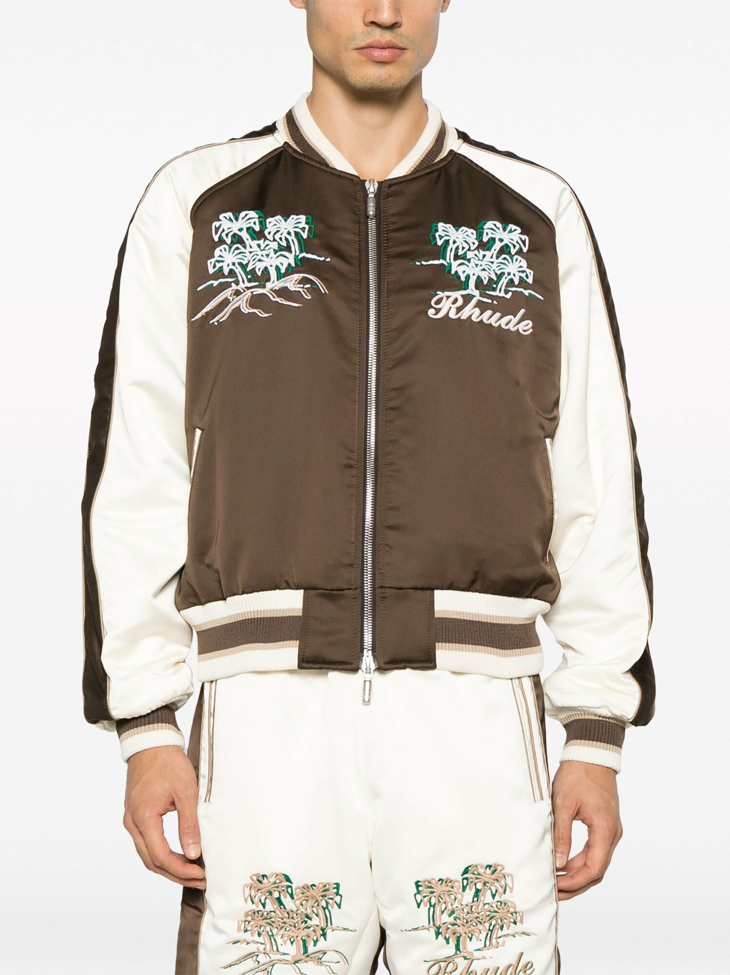 Куртка Rhude Souvenier, размер 50, brown — фото 1