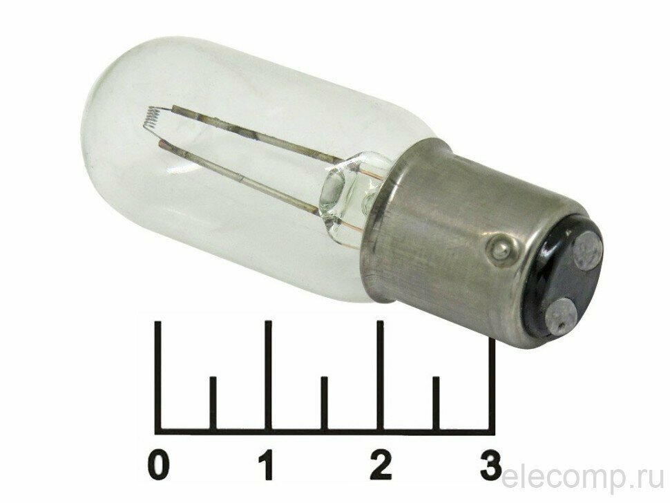Лампа 6V 30W BA15D 2 контакта