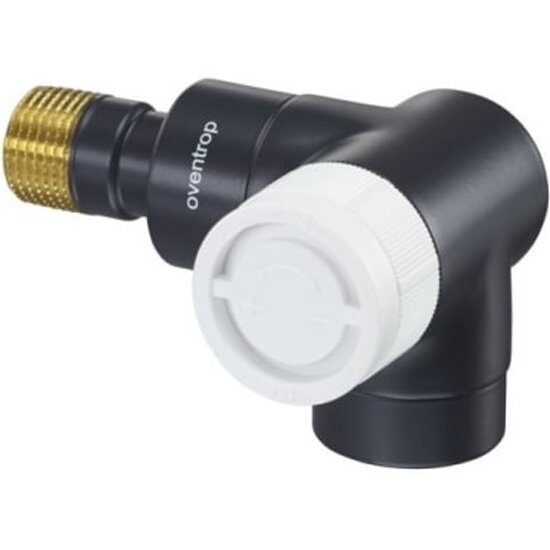 Вентиль Oventrop серии E, Ду 15 1/2", правое присоединение, цвет антрацит