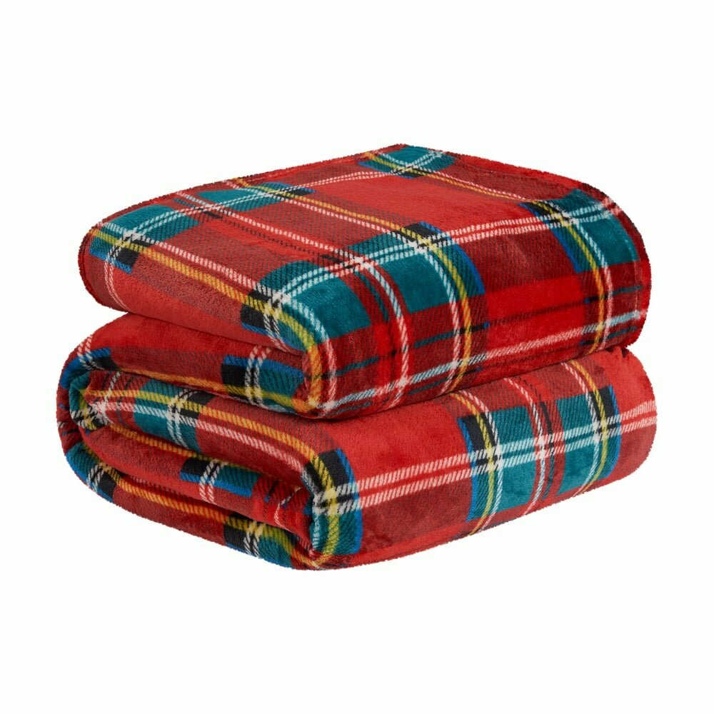 Покрывало-плед Guten Morgen Шотландия, 200x220 см, велсофт Пф-Шотл-200-220