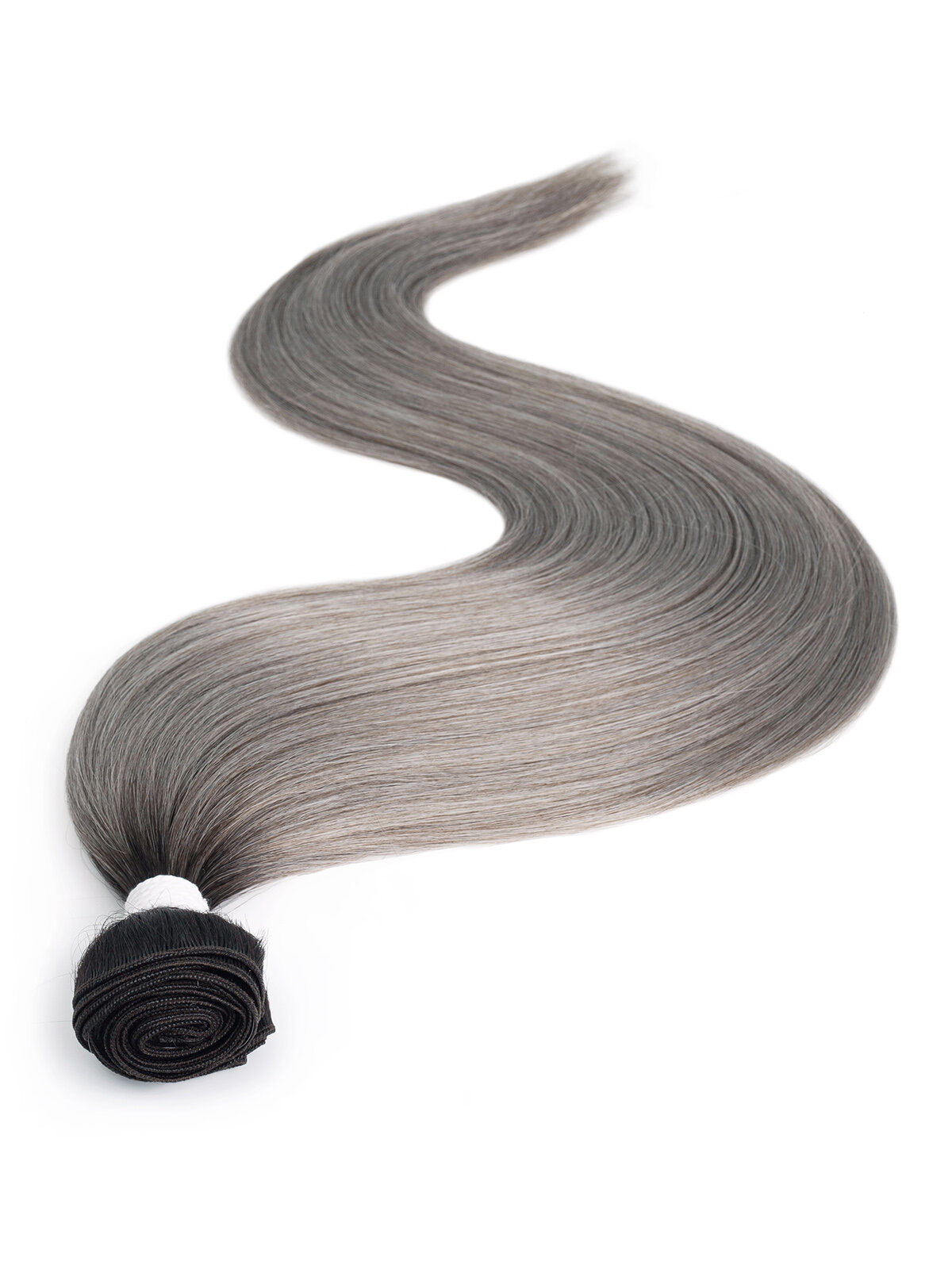 Hairshop Биопротеин для наращивания Вандер на трессах T1/GREY10 210гр 80см (серый с черными корнями)