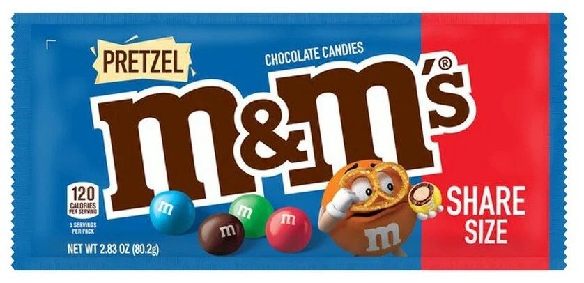 Набор M&M's Pretzel со вкусом кренделя 80.2г