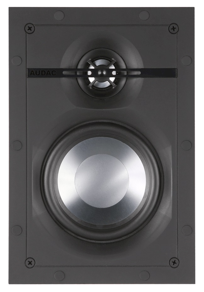 AUDAC MERO5 Двухполосная, встраиваемая акустическая система, класса Hi-End. НЧ: 5", ВЧ: 1". Мощность (8 Ом): RMS - 50 Вт. Цвет: Белый.