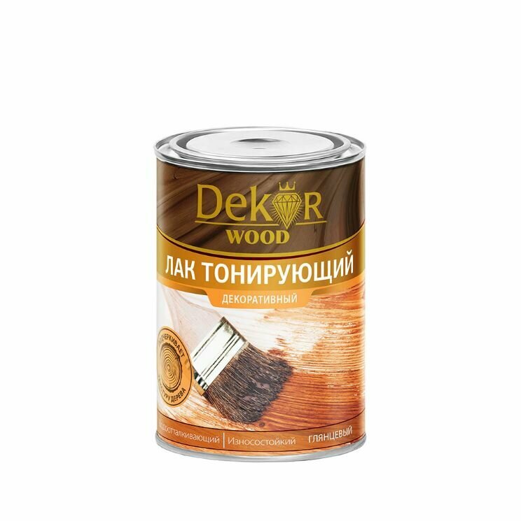 Лак тонирующий Dekor алкидный палисандр 0,65 кг