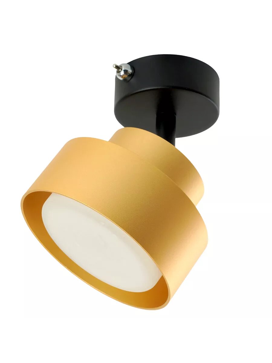 Светильник настенный спот с выключателем на корпусе