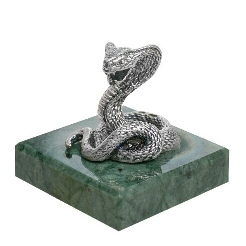 Серебряная статуэтка Змея (Подарок на Год Змеи)