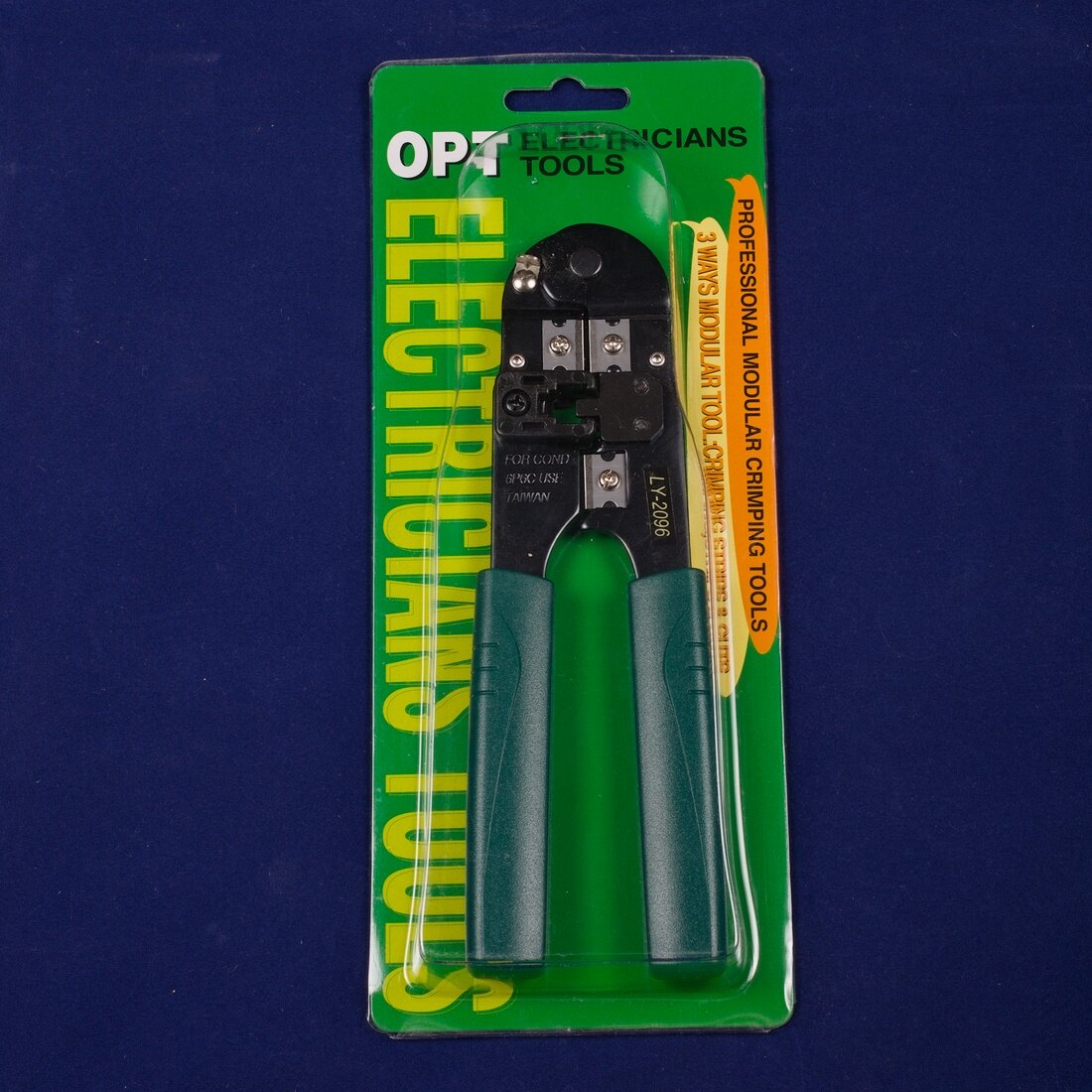 LY -2096 Кримпер-обжимка для подготовки телефонного кабеля и обжима конекторов 6P6C