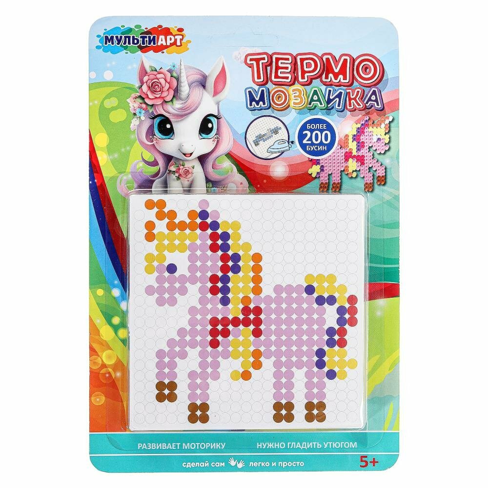 Термомозаика единорог MultiArt IB400-UNIC