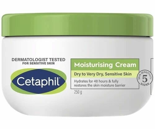 Cetaphil Крем для тела и лица увлажняющий. Для сухой. очень сухой и чувствительной кожи 250 г.