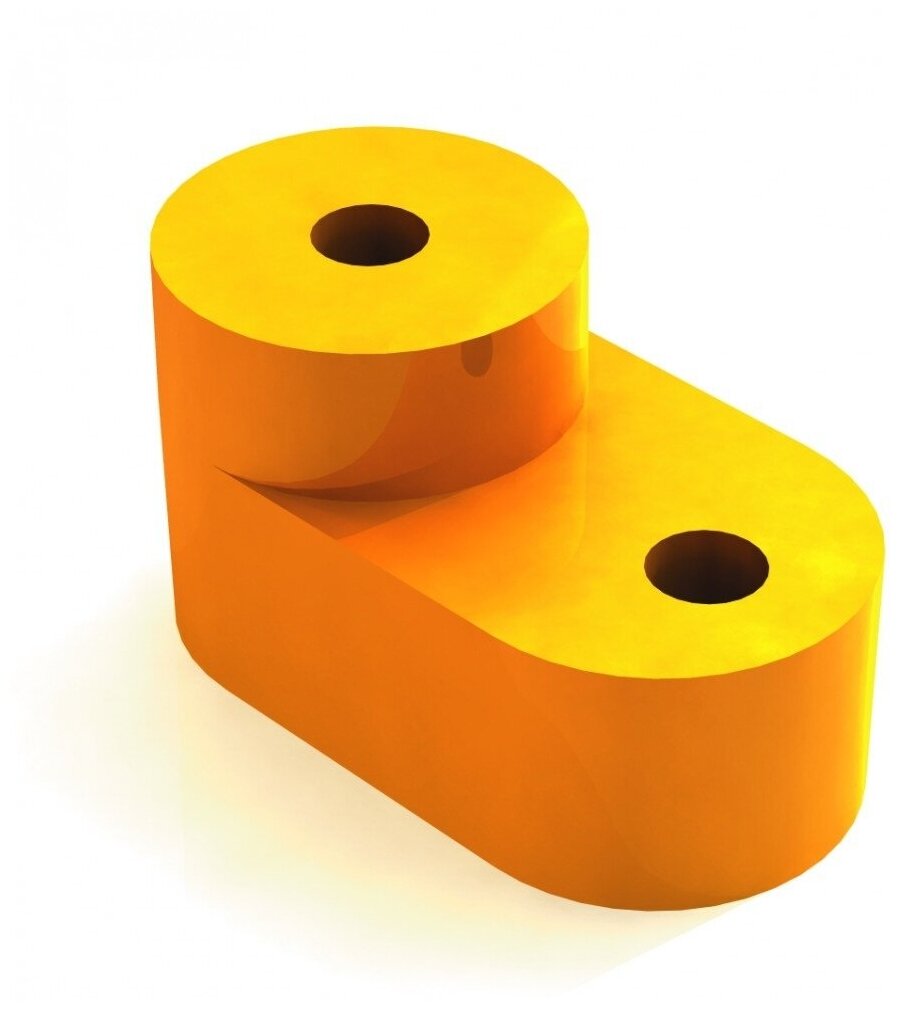 Изолятор угловой для установки нулевой шины DEKraft ИУ-101 желтый 32254DEK