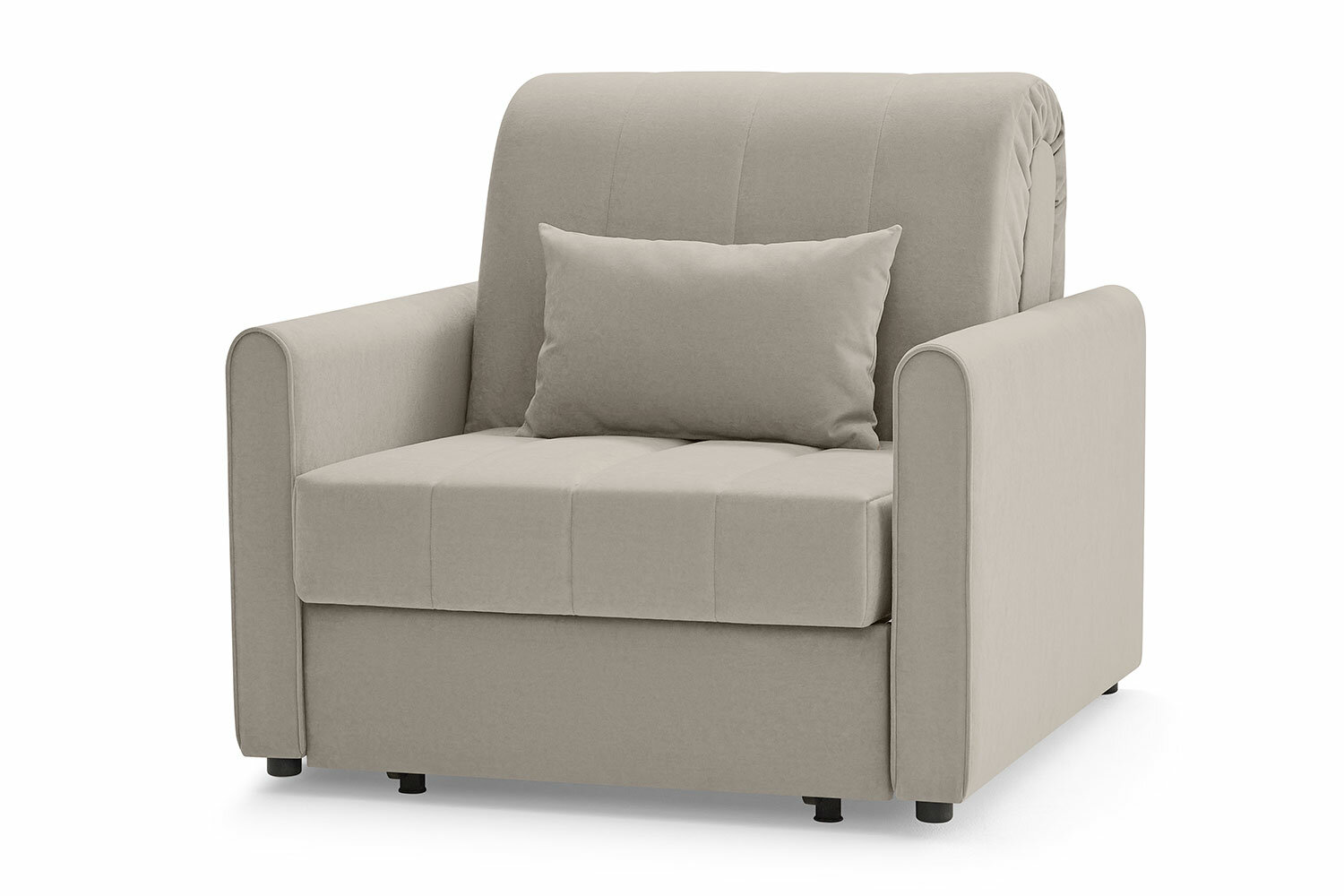 Кресло-кровать DREAMART Палермо, 100х95х105 см, цвет серо-бежевый