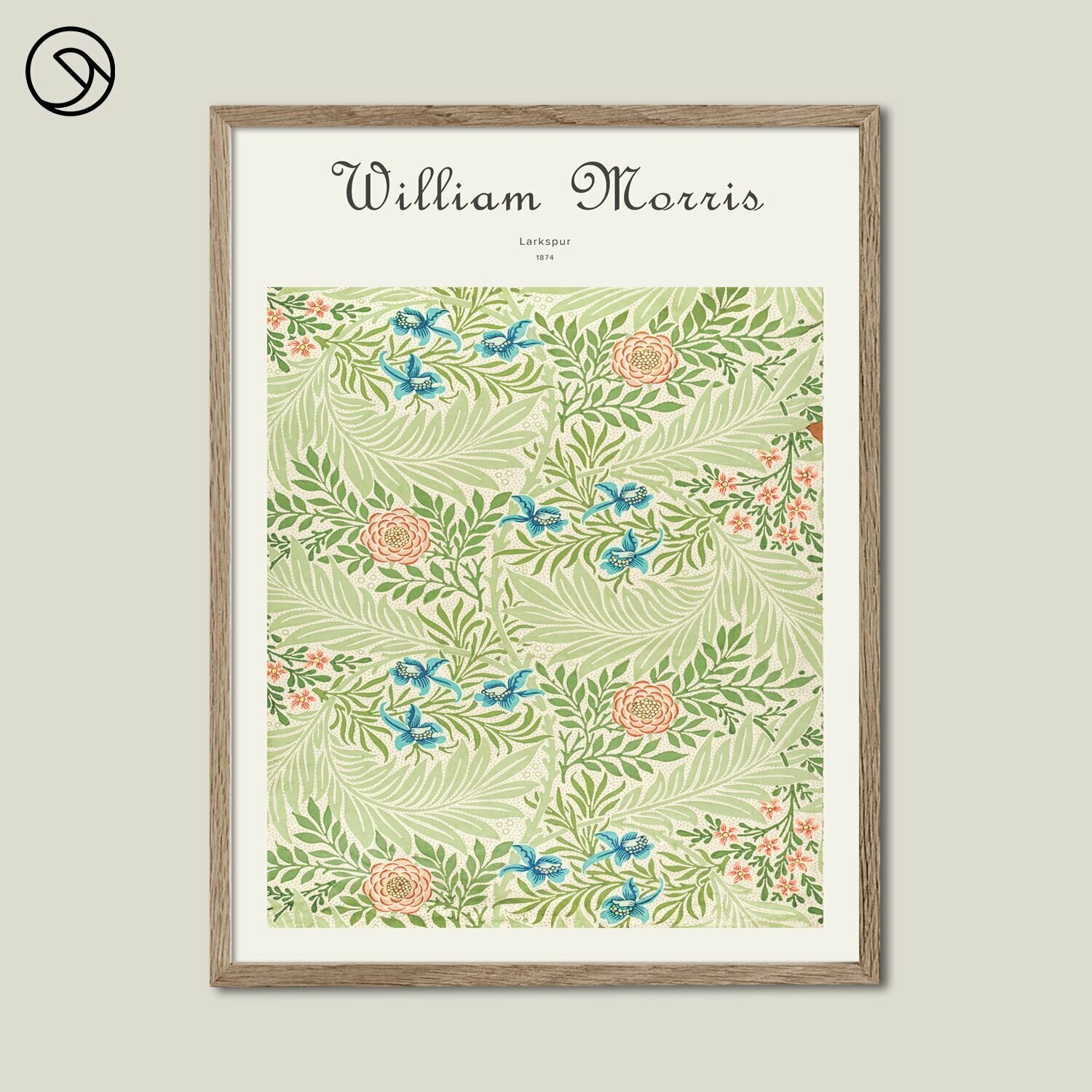 Постер для интерьера Postermarkt, William Morris №2, 70х100 см