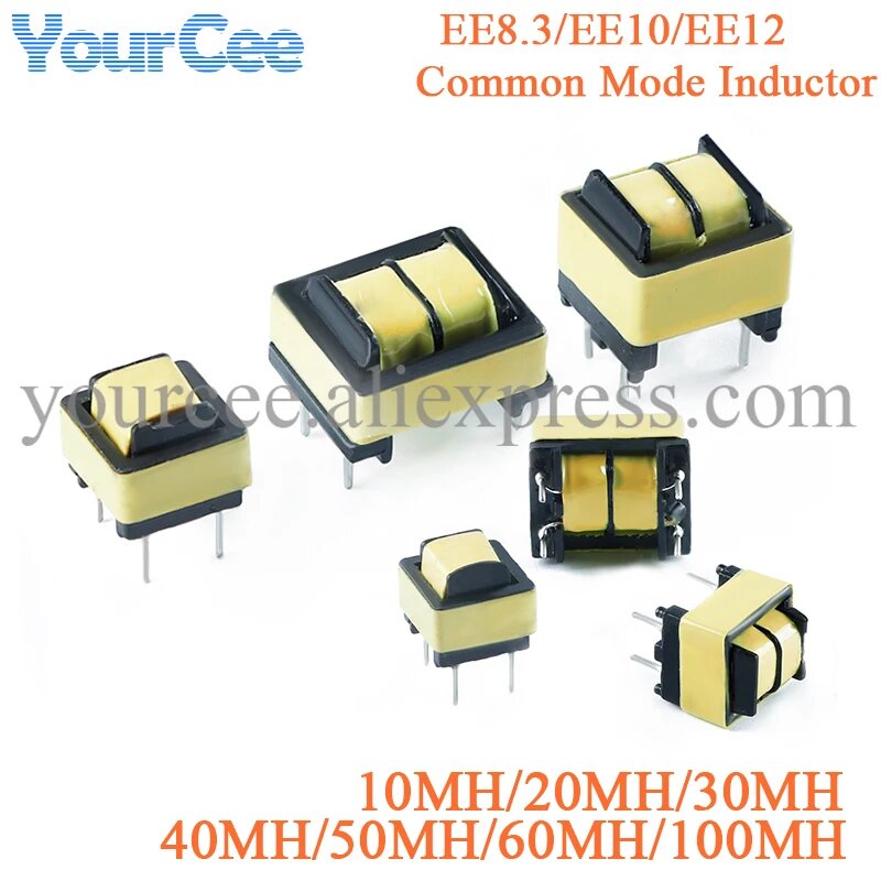 5 шт. синфазные индукторы EE8.3/EE10/EE12, Цвет: EE10 10MH