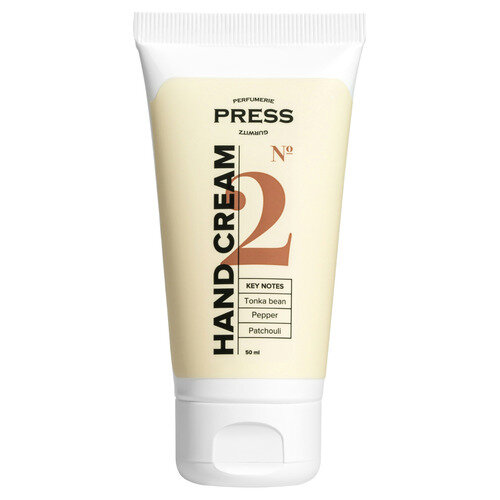 PRESS GURWITZ PERFUMERIE №2 Black Pepper, Tonka bean, Patchouli Глубоко увлажняющий и восстанавливающий крем для рук 50 мл