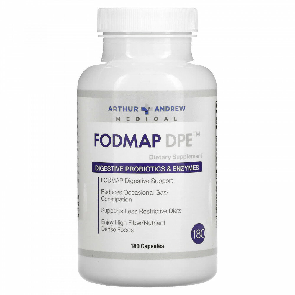 Arthur Andrew Medical, FODMAP DPE®, 180 капсул