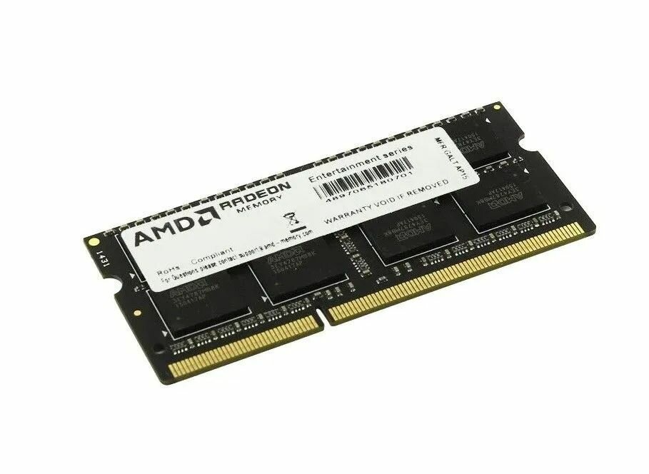 Модуль оперативной памяти AMD Оперативная память 8Gb DDR-III 1600Mhz SO-DIMM (R538G1601S2SL-U)