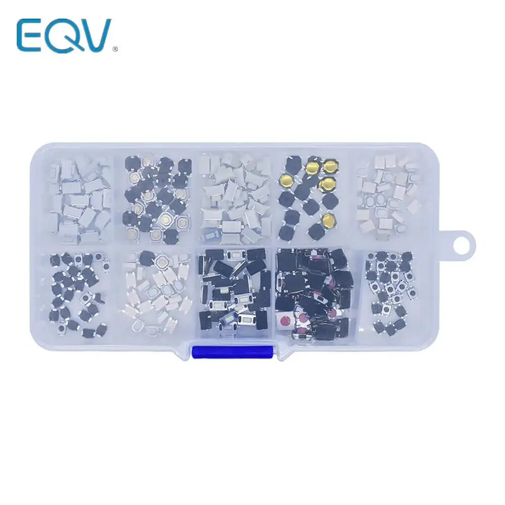 250 шт./коркоркор. 10 видов автомобильных кнопок с дистанционным управлением, сенсорные переключатели, микро-Мгновенный Такт, тактильные накладки, переключатели, набор в ассортименте