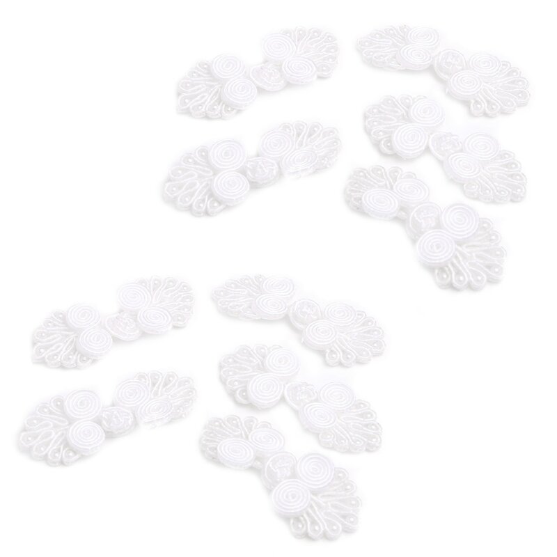 Chinese Knots for Frog Buttons 10 Pairs Jackets Corsets Handbag Decoration Suppl