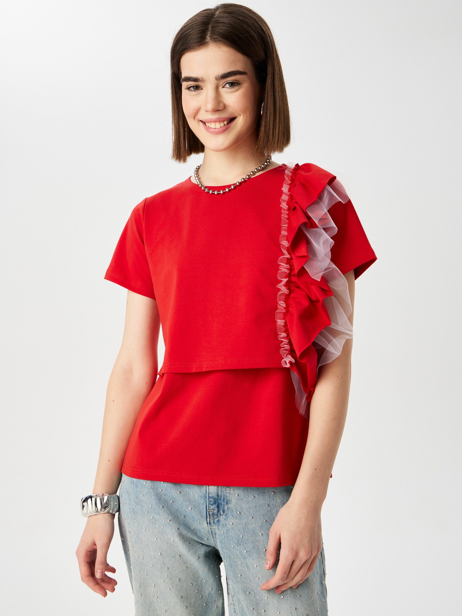 Футболка для кормящих мам