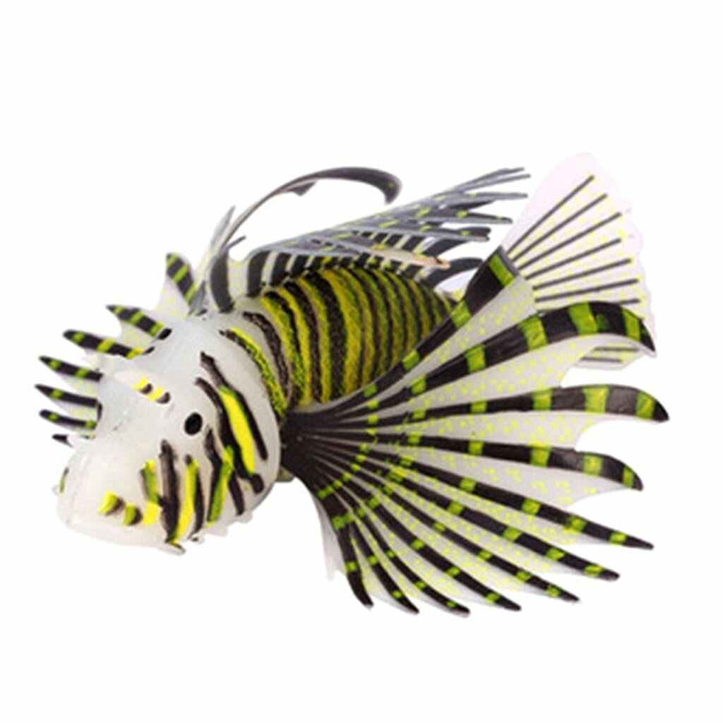 Светящаяся имитация цвета крылатки-черный