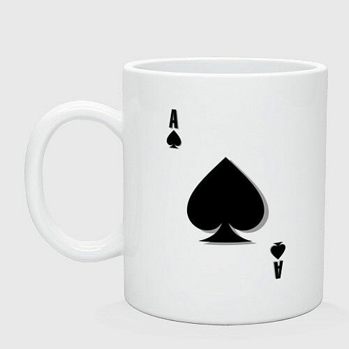 Пиковый туз Керамическая кружка