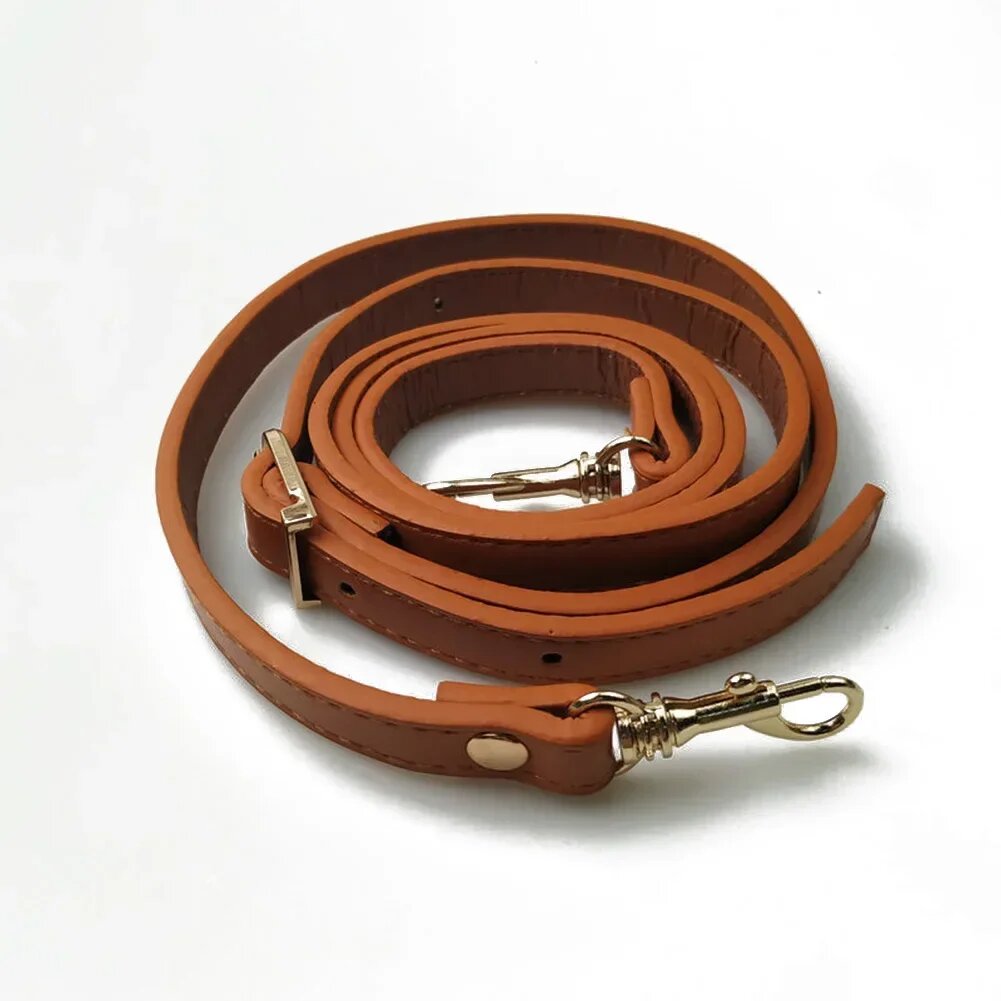 Кожаный ремешок на плечо 120 см