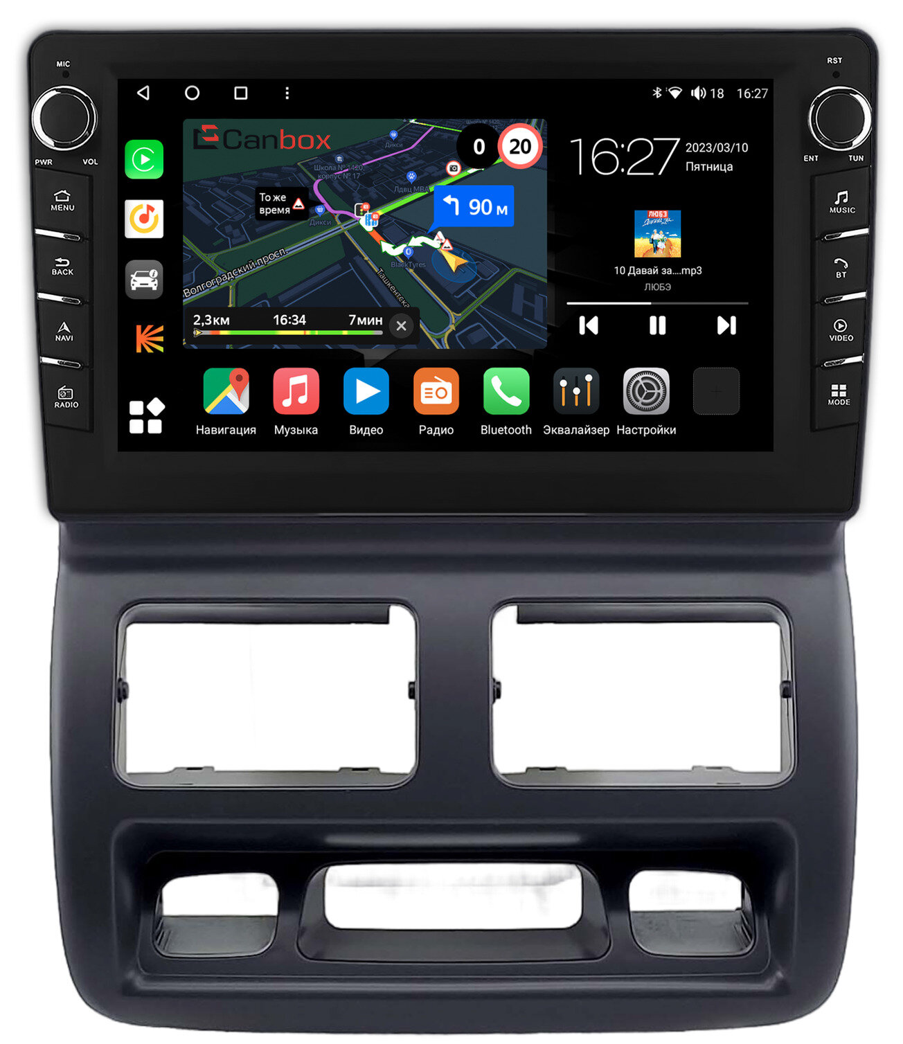 Штатная магнитола Toyota Corolla (E110) 1995-2002 (левый руль) Canbox M-Line 7831-9-2279 Android 10 (4G-SIM, 2/32, DSP, IPS) С крутилками