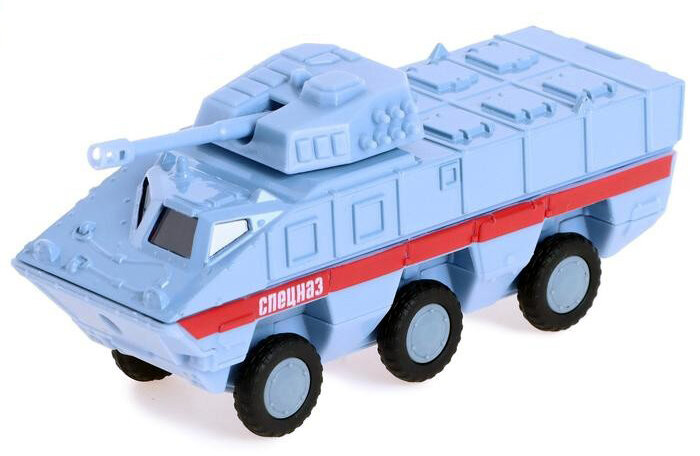 Модель машины Технопарк Бронеавтомобиль, Спецназ, инерционная SB-17-39-B-P(GY)-WB