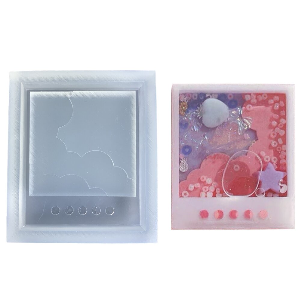 Облако Окно Рамы Зыбучие Пески Силиконовые Формы Брелок Украшение Кулон
