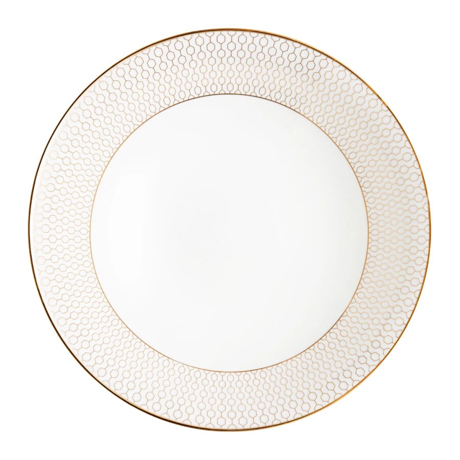 Тарелка суповая Wedgwood Джио Голд 20 см, фарфор