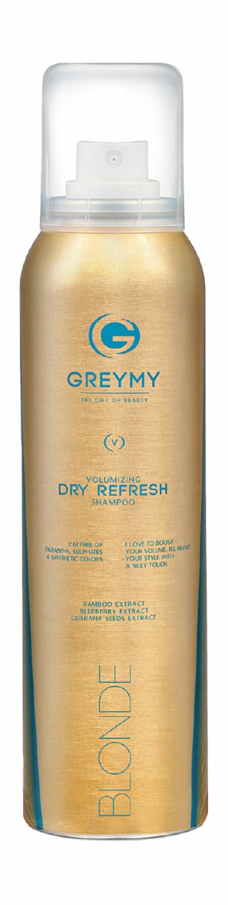 Greymy Volumizing Dry Refresh Shampoo Blonde, Освежающий сухой шампунь для светлых волос, 150мл