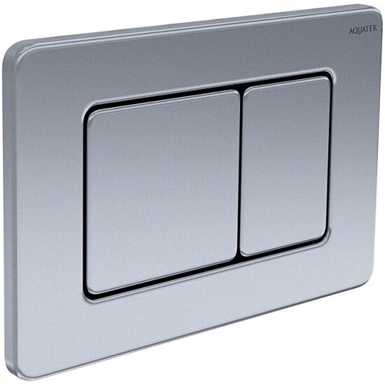 Панель смыва Aquatek KDI-0000032 (003A) нержавеющая сталь (клавиши квадрат)