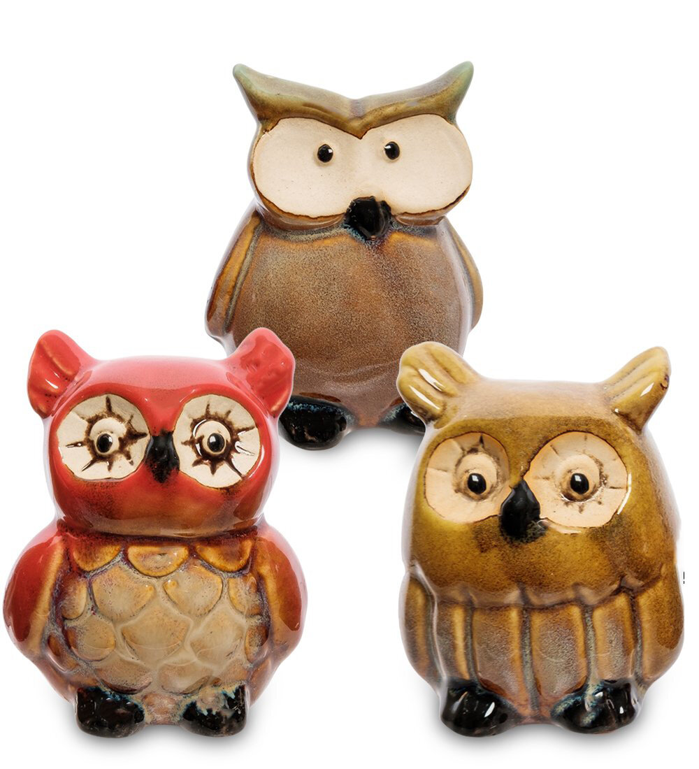 Комплект фигурок 3 шт. "Совы"