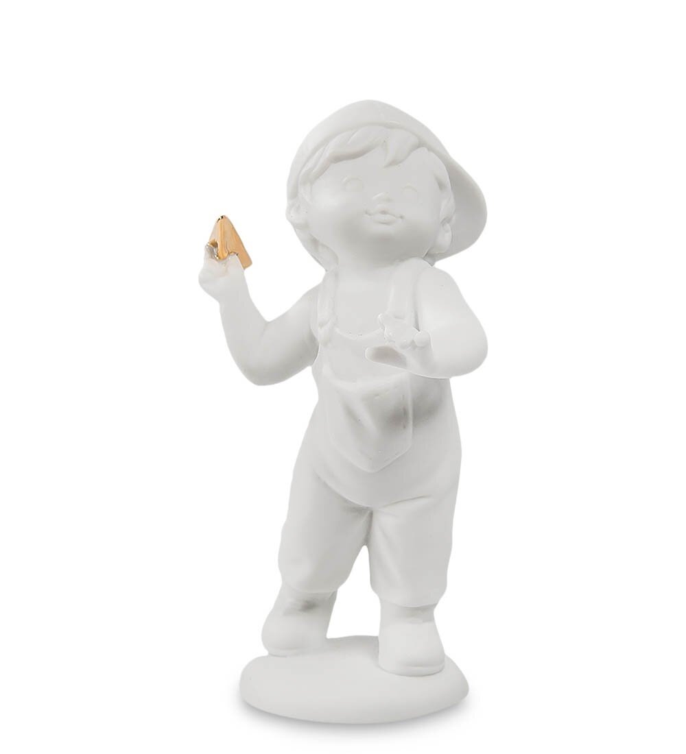 Фигурка декоративная Pavone Мальчик бисквит