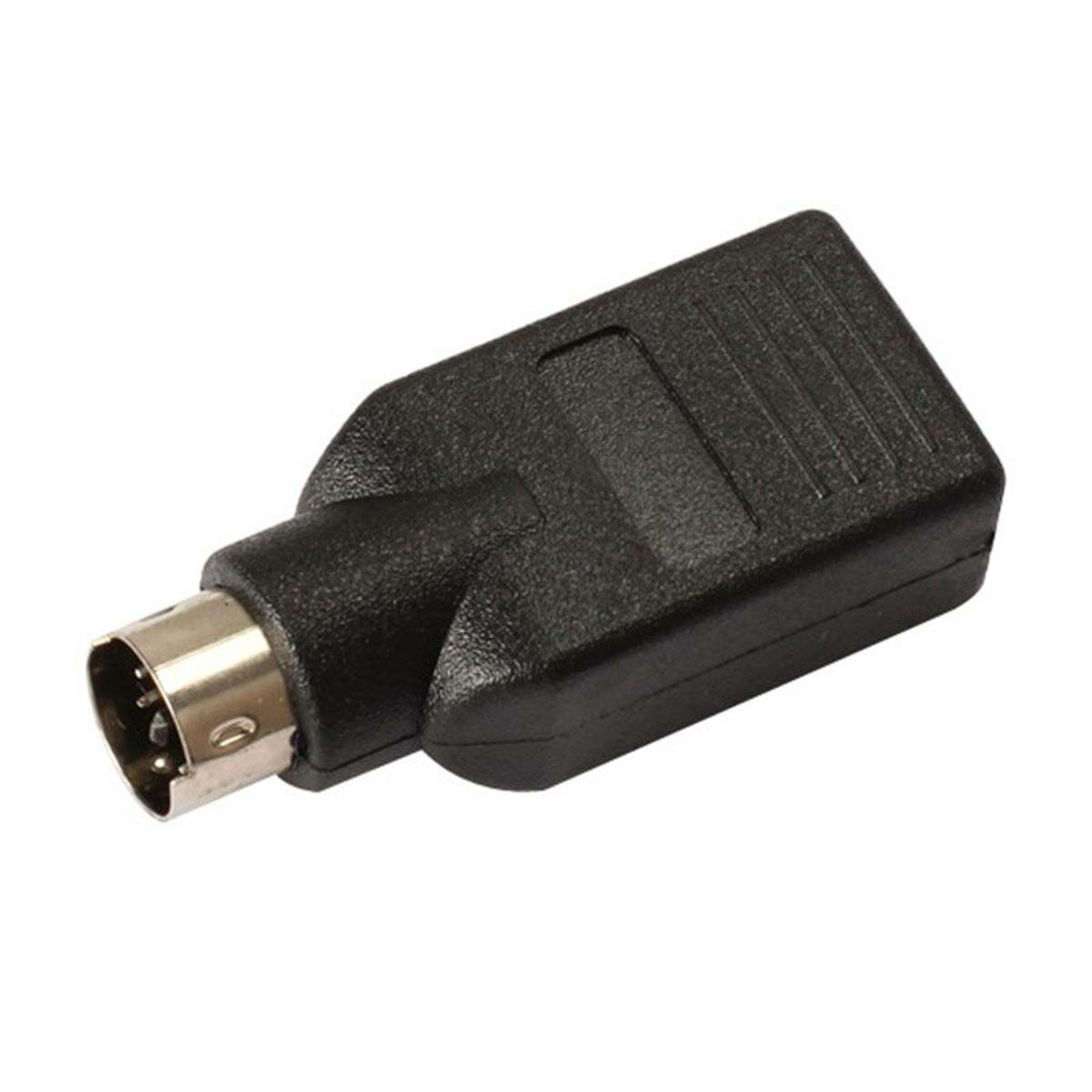 USB в PS2 PS/2 адаптер-конвертер порта для мыши мыши клавиатуры ПК черный