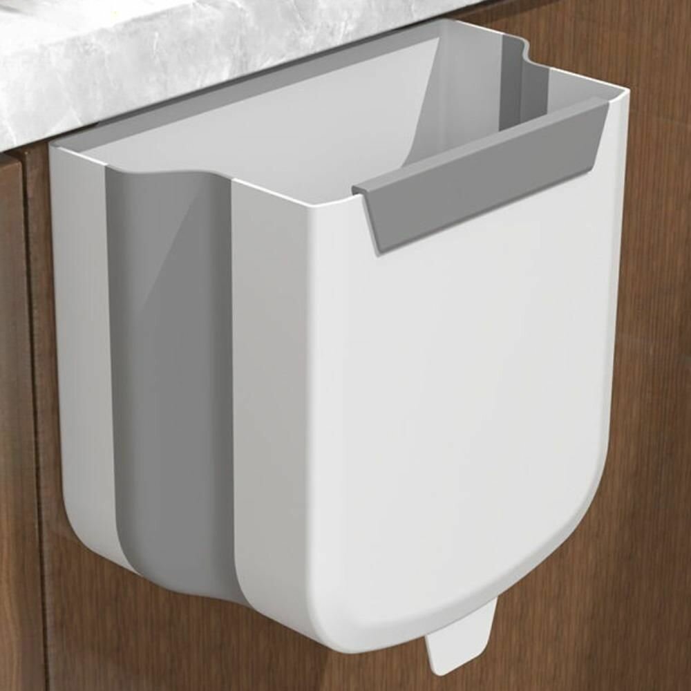 Кухонное мусорное ведро, Бытовая многофункциональная дверца шкафа, Подвесное складное мусорное ведро большой емкости