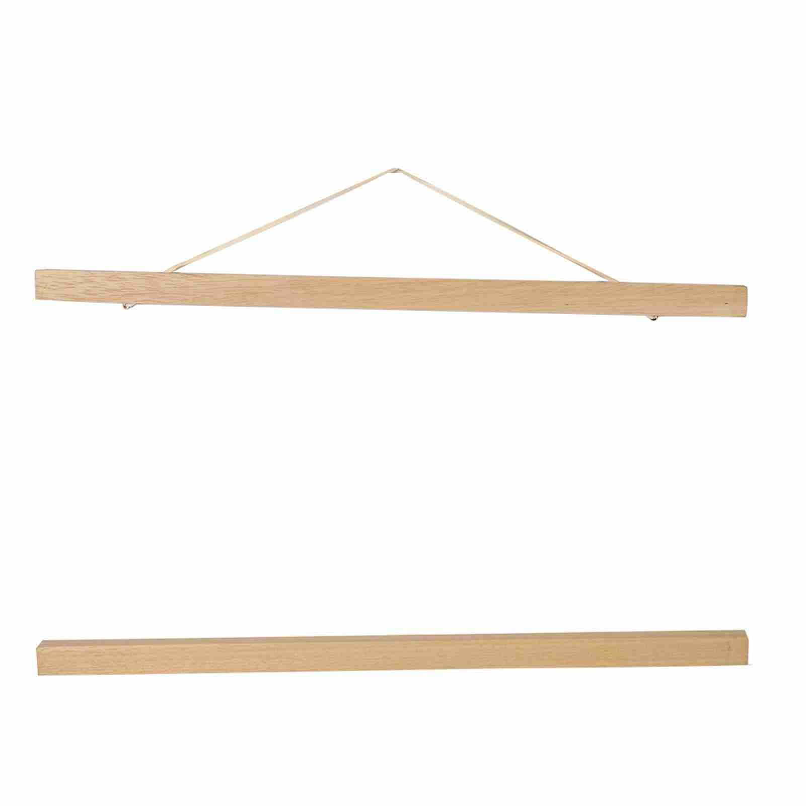 Современная магнитная фоторамка фотообработки DIY плакат Свитка Припечатки художественная вешалка белая древесина 40 см.