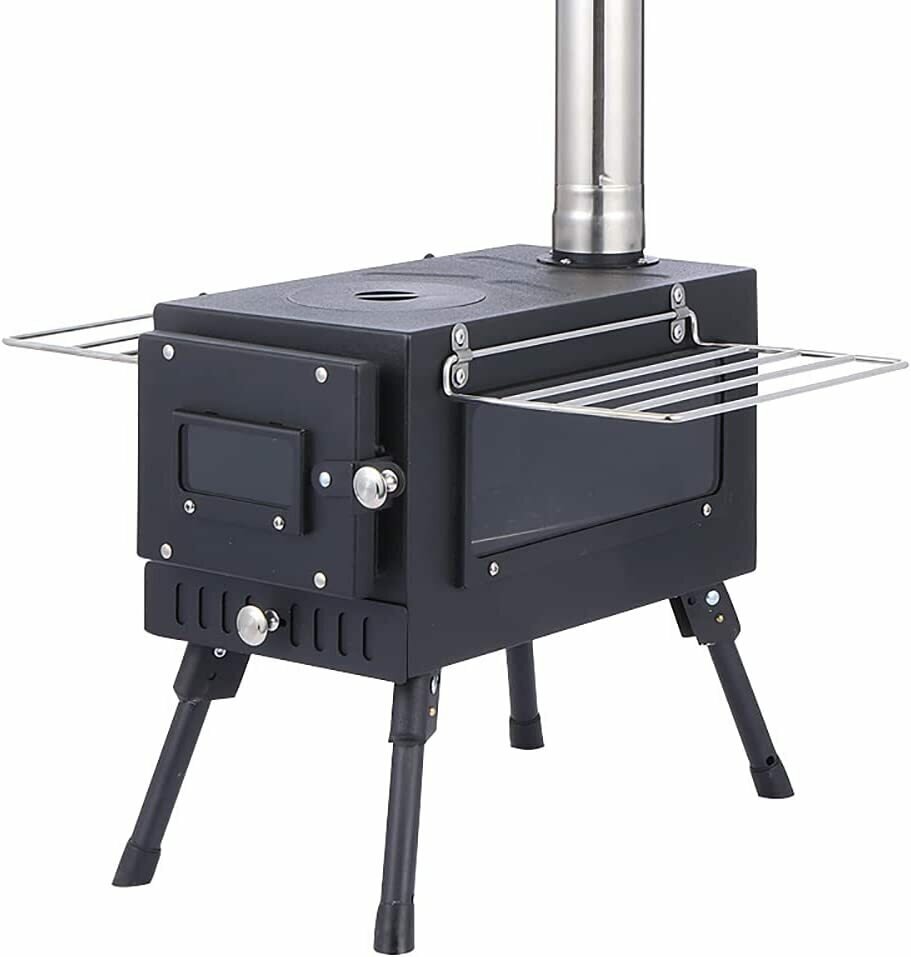 Печь для палатки походной бани с каменкой / колосник и зольник