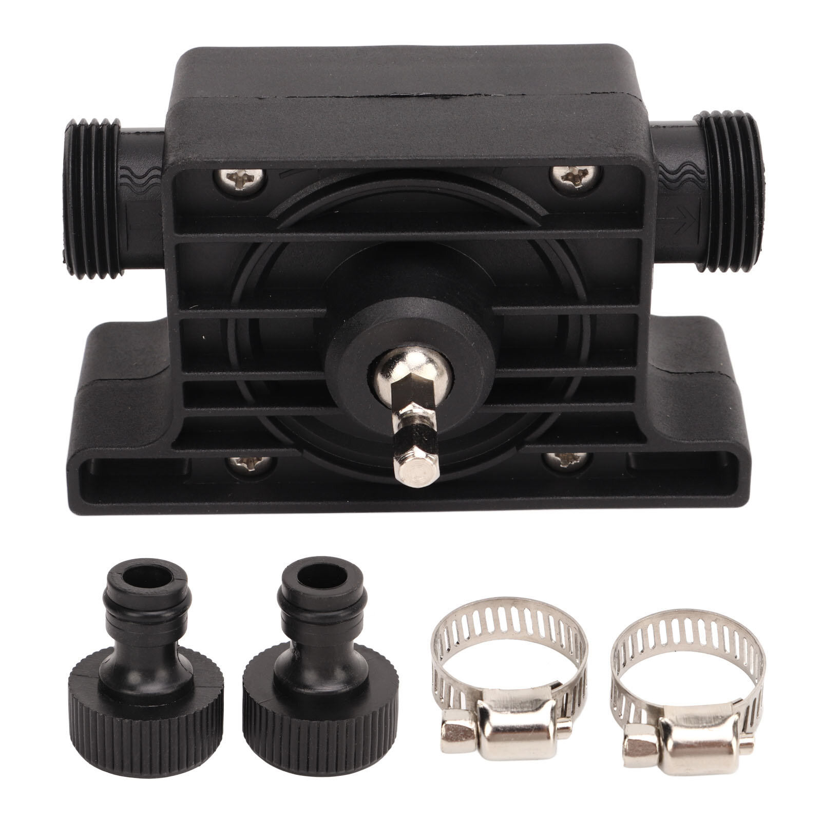 Самовсасывающий насос для электродрельного привода, перекачивающий дизельное топливо, масло, керосин.