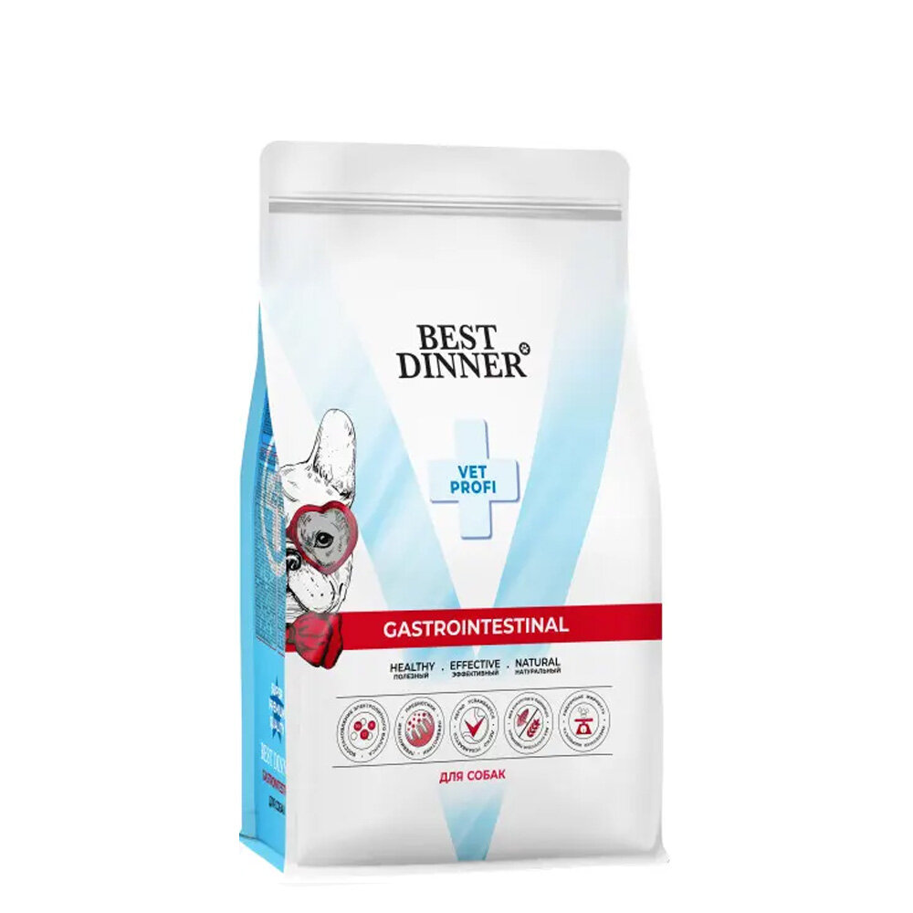 Best Dinner Vet Profi Gastrointestinal диетический cухой корм при заболеваниях ЖКТ для собак, 2 кг