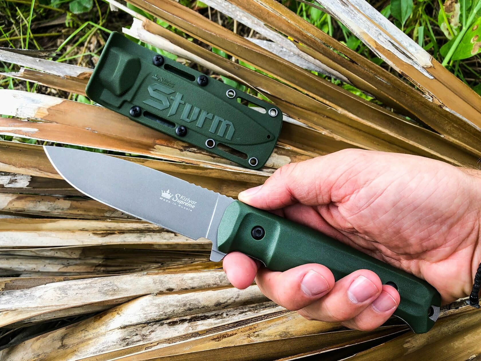 Нож Sturm сталь PGK Kizlyar Supreme
