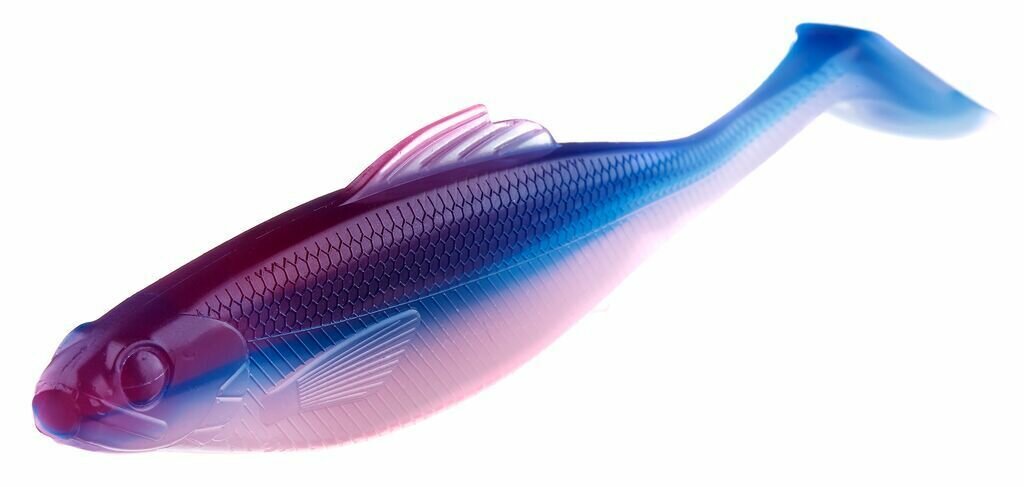 Виброхвосты съедобные искусственные Lucky John Pro Series ROACH PADDLE TAIL 5.0in (12.70)/G05 4шт.
