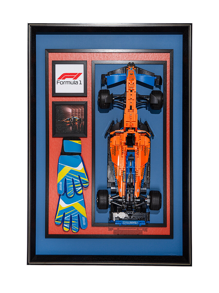 Панно на стену ручной работы "Formula 1" для дизайна интерьера 100х70 см