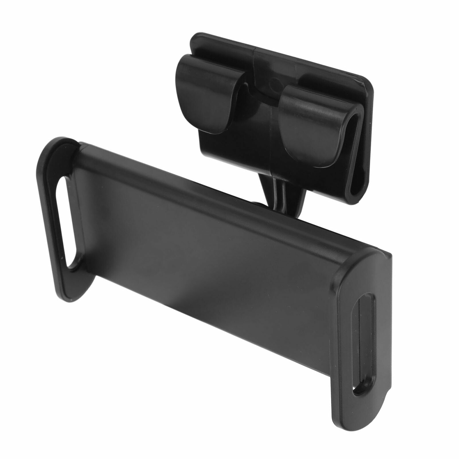 Крепление для телефона на заднем сиденье 360° поворотное Черное Стойка для планшета на подголовнике автомобиля Для Model 3 Y Материал ABS Подходит для телефона, планшета, switch размером 4.7-12.9 дюйма Комплект из 2 штук