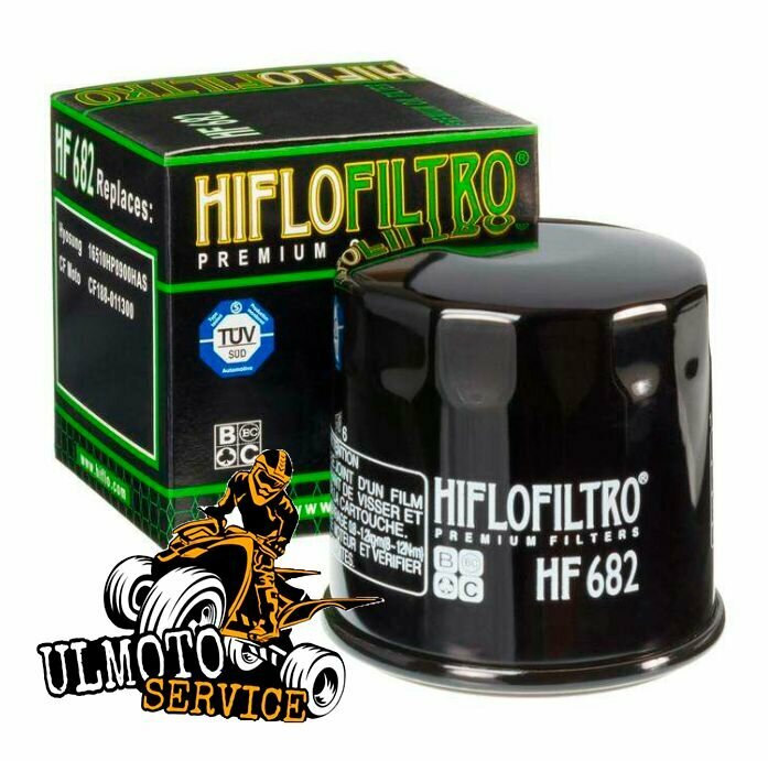 Фильтр масляный HifloFiltro HF682 для квадроциклов Apache, Goes, Hyosung, Quadzilla и др.