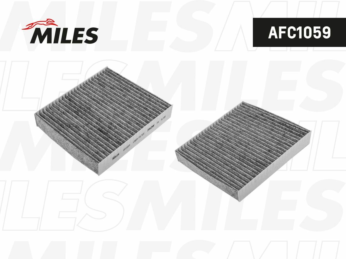 MILES Фильтр салона угольный NISSAN ALMERA 03/00- (MANN CUK2345, VIC AC-110EX) AFC1059