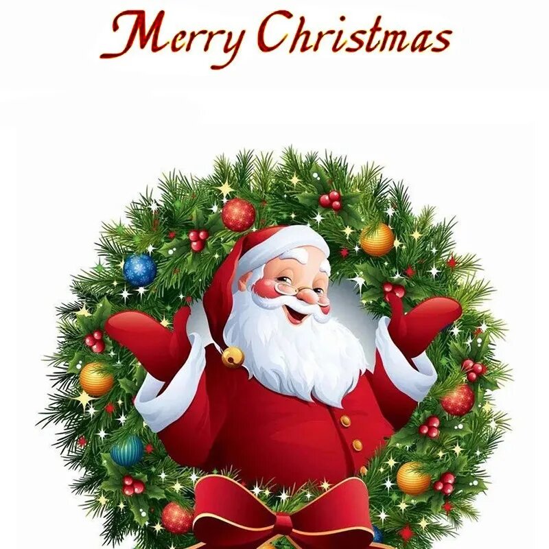 Рождественские наклейки на стену MOONBIFFY A