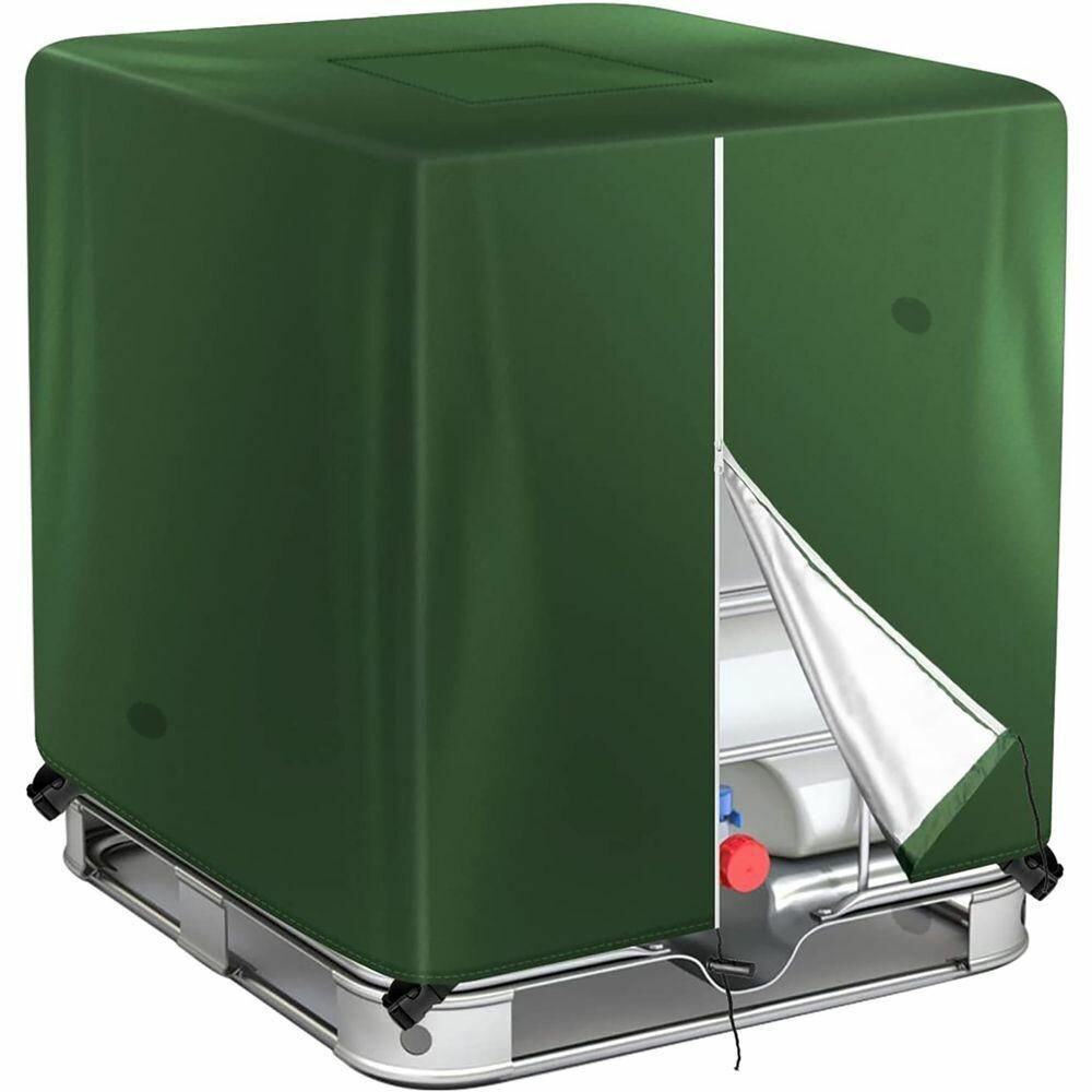 IBC Tote 275 галлонов 1000Л Наружный резервуар для воды Защитная крышка-.