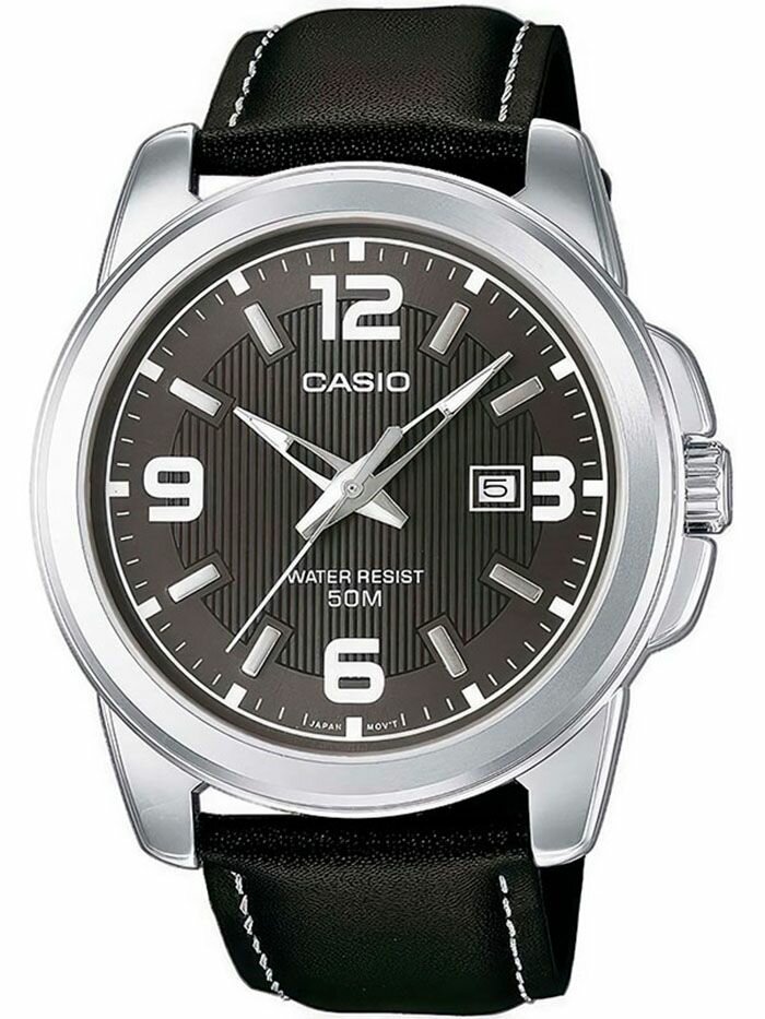 Наручные часы CASIO, серебряный, черный