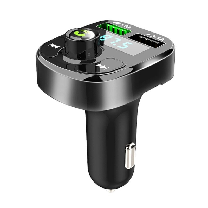 Светодиодный MP3 Bluetooth-совместимый Звуковой Приемник-Передатчик 1A 3.1A USB Автомобильный Зарядный Адаптер Для Воспроизведения музыки в формате MP3